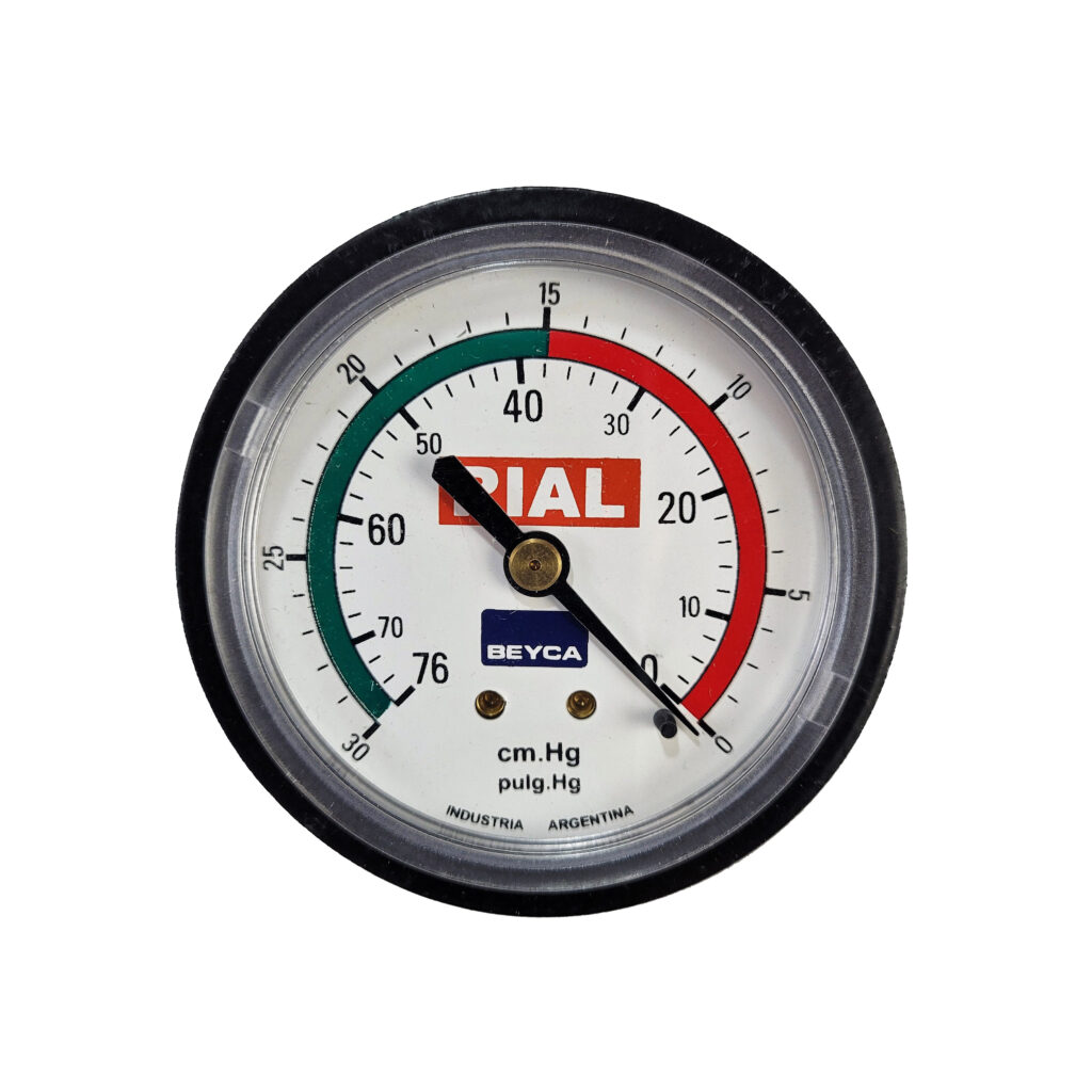 Vacuómetro salida posterior - RIAL - Soluciones para el vidrio